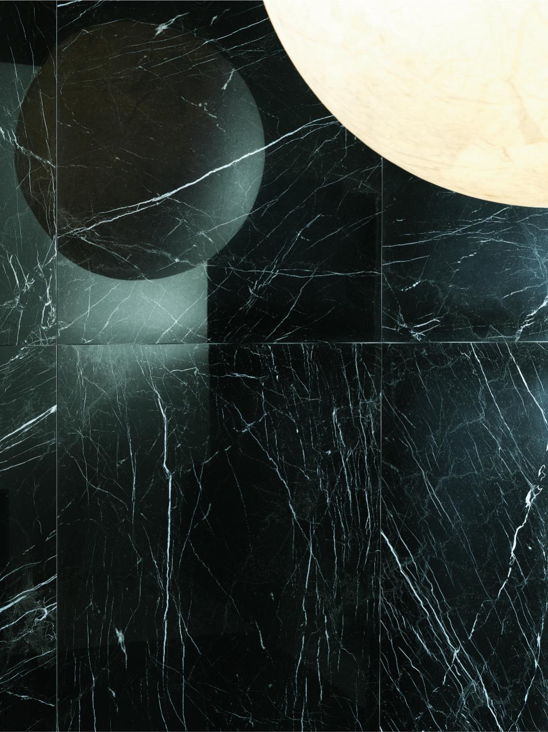 Piso tipo Mármol Roma Diamond - Nero reale | Interni