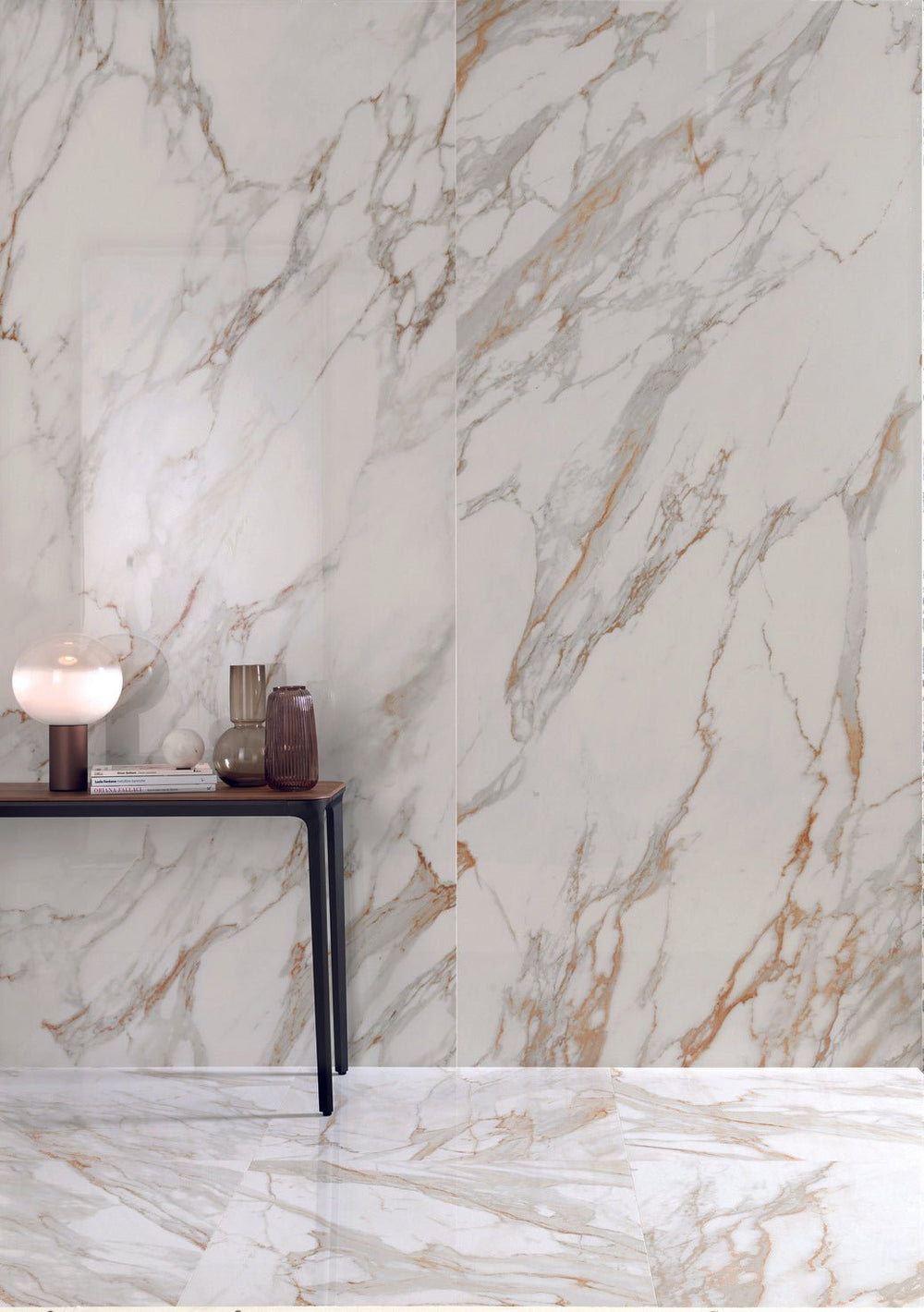 Piso tipo Mármol Roma Gold - Calacatta oro | Interni