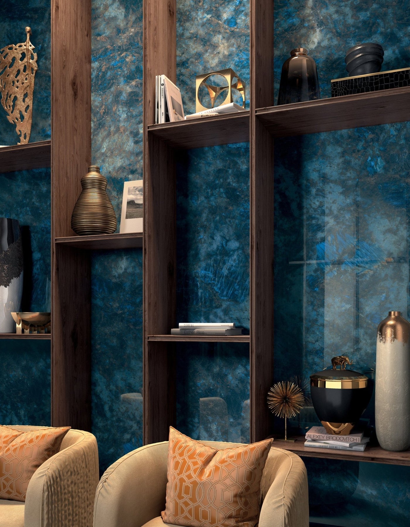 Piso tipo Mármol Wanderlust - Labradorite | Interni