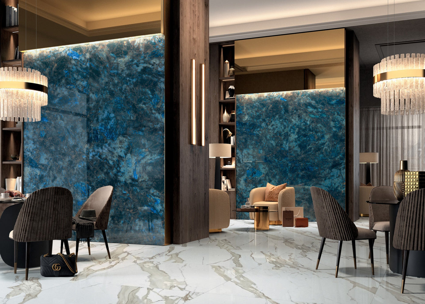 Piso tipo Mármol Wanderlust - Labradorite | Interni